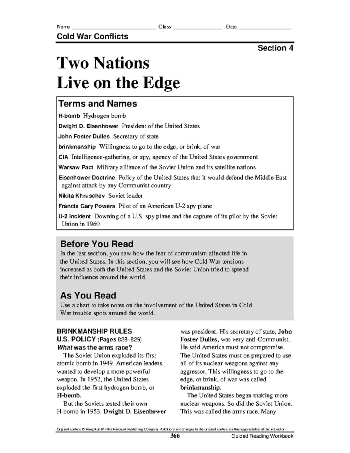 Masiel Salgado - Copy of 26 4 guided reading - Cold War Conflicts ...