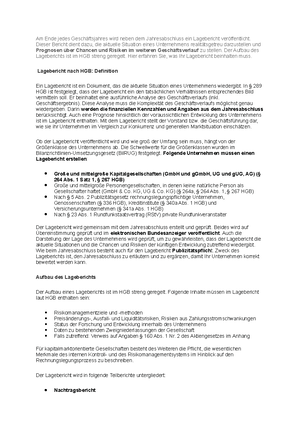 Rewe Zusammenfassung - DHGB GoB : Grundsätze ordnungsgemäßer ...