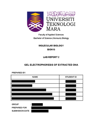 Strawberry DNA extraction and its PCR and Gel Electrophoresis Results ...