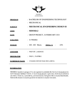 Engineering Graphics & Design P1 Nov 2017 Eng - Studocu