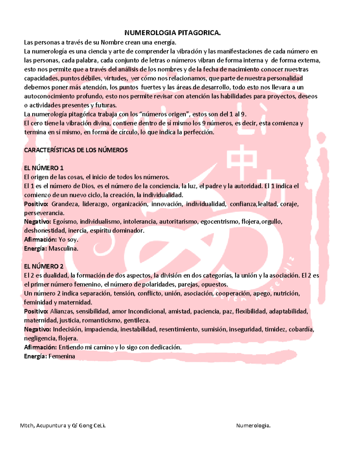 Numerologia - estudio de numeros - NUMEROLOGIA PITAGORICA. Las personas ...