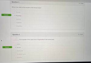 Portage Learning A & P 1 Exam 1 - i AX Help Center ? M1: Exam Requires ...