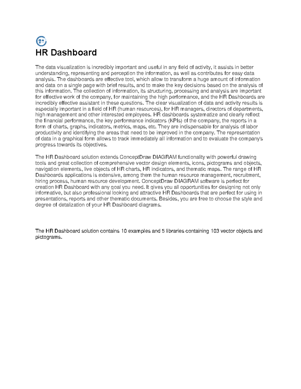 HR Dashboard - BF12 Lectures - HR Dashboard The data visualization is ...