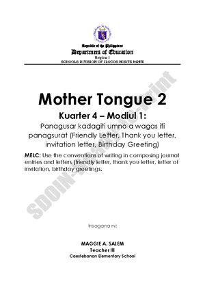 MTB2-Q4-Week3-Mod3-Jimmy-Dorupan RTN ARR - Republic of the Philippines ####### Department of ...