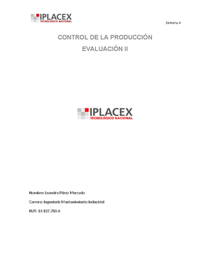 Ev 3 control de produccion Ingrid Pardo Val - Ingrid Pardo Valencia 20. ...