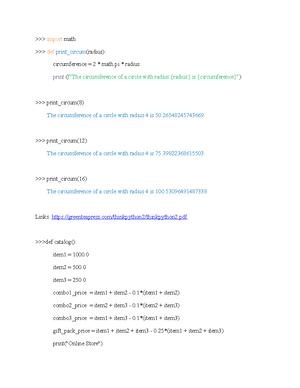 CS 1101 - UoPeople - Programming Fundamentals - Studocu