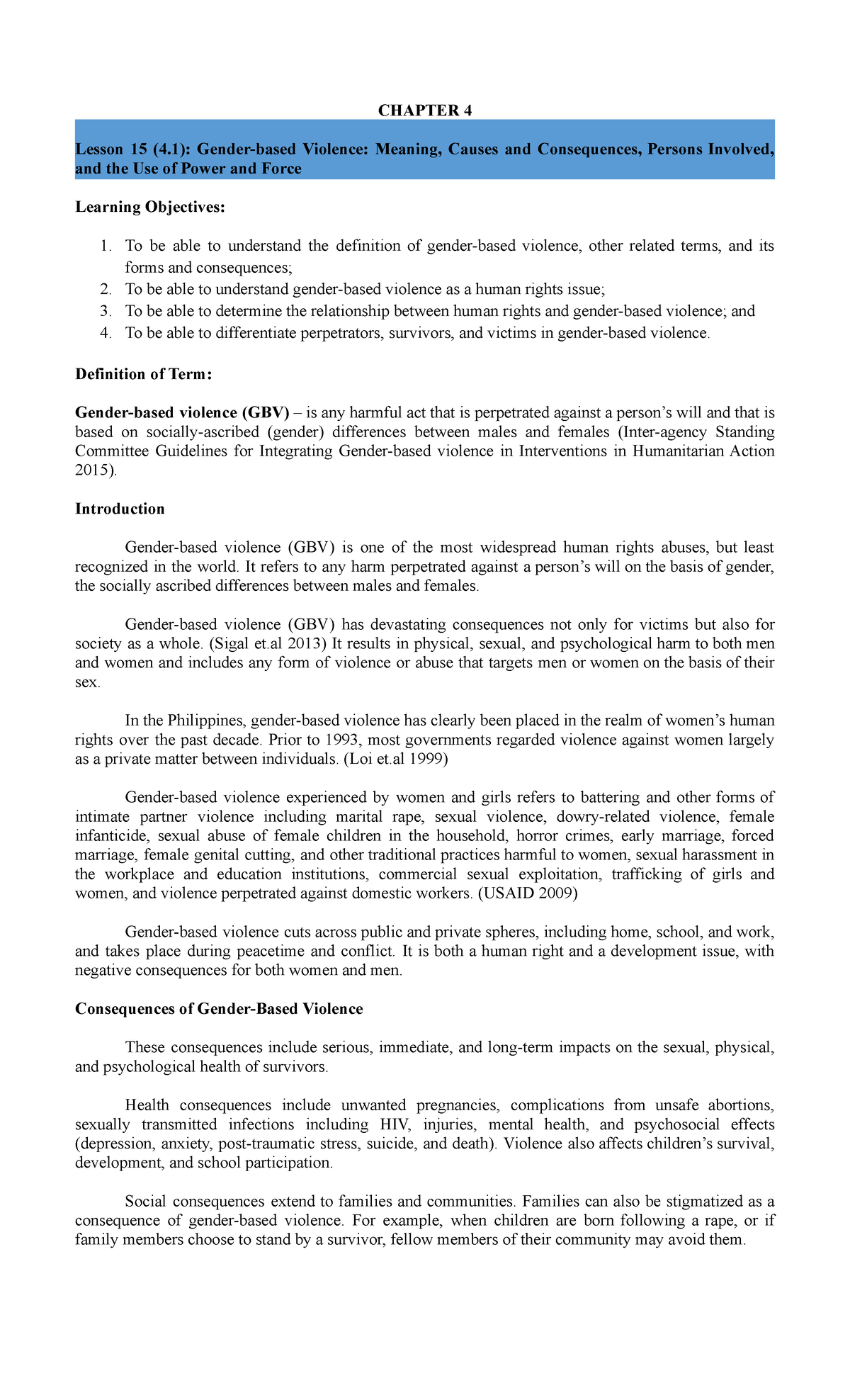 Chapter 4 Political Perspective of Gender ans Sexuality - CHAPTER 4 ...