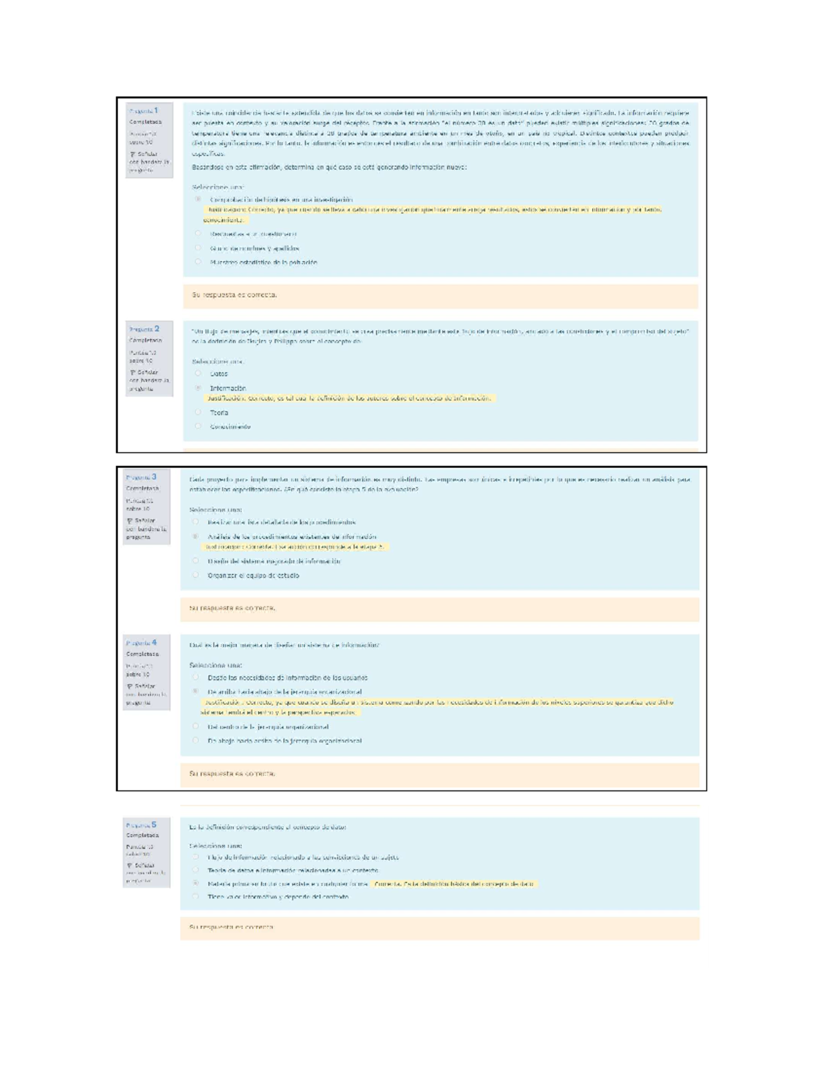 Autocalificable semana 1 - Tecnología de la información aplicada a las empresas - Studocu