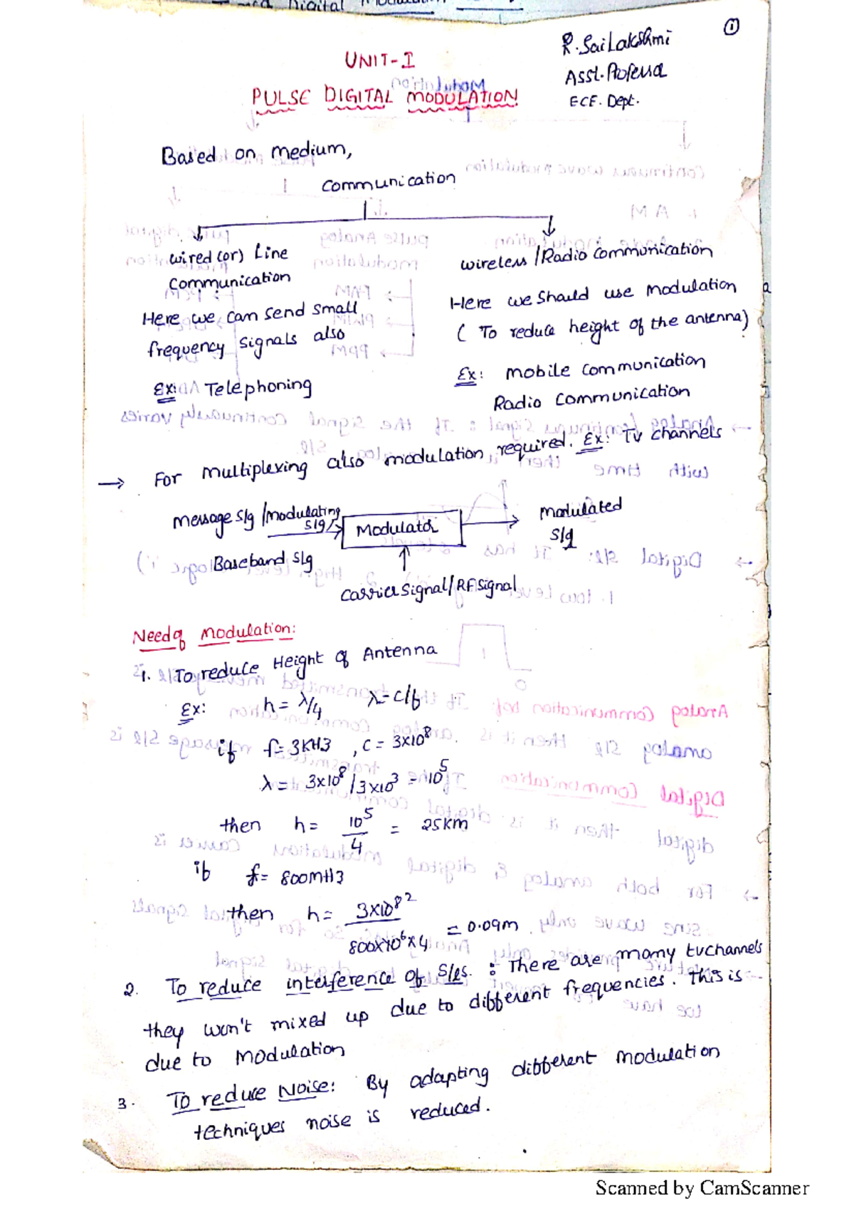 DC UNIT 1 - Uchc - Communication Electronics - Studocu