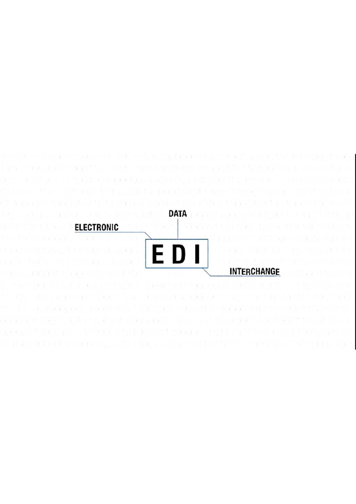EDI - EDI (Electronic Data Interchange) notes of Cyber Law - Electronic ...