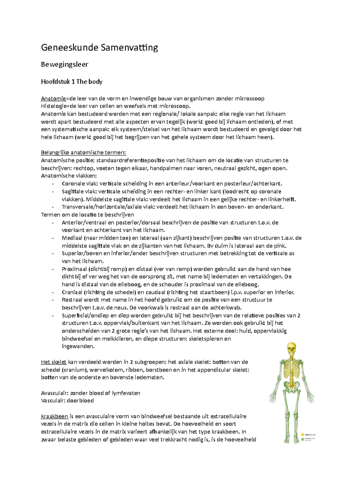 Geneeskunde Samenvatting Gray's Anatomy for students - Geneeskunde ...