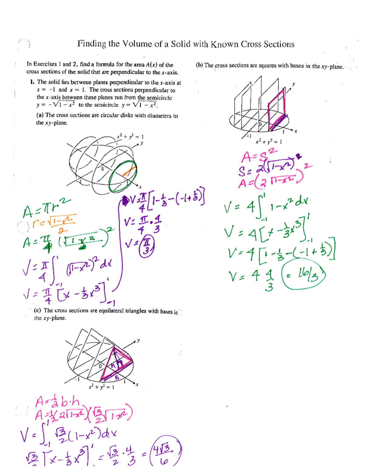 4 26 HW soln - calculus notes - Studocu
