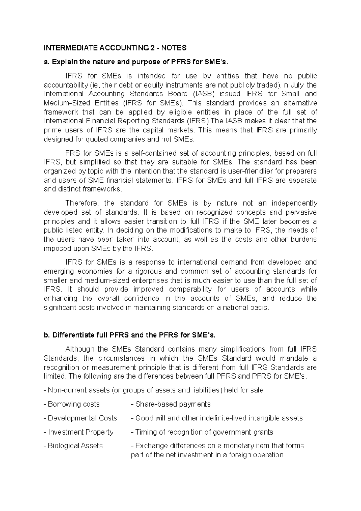 Intermediate Accounting 2 - Notes PART 2 - INTERMEDIATE ACCOUNTING 2 ...