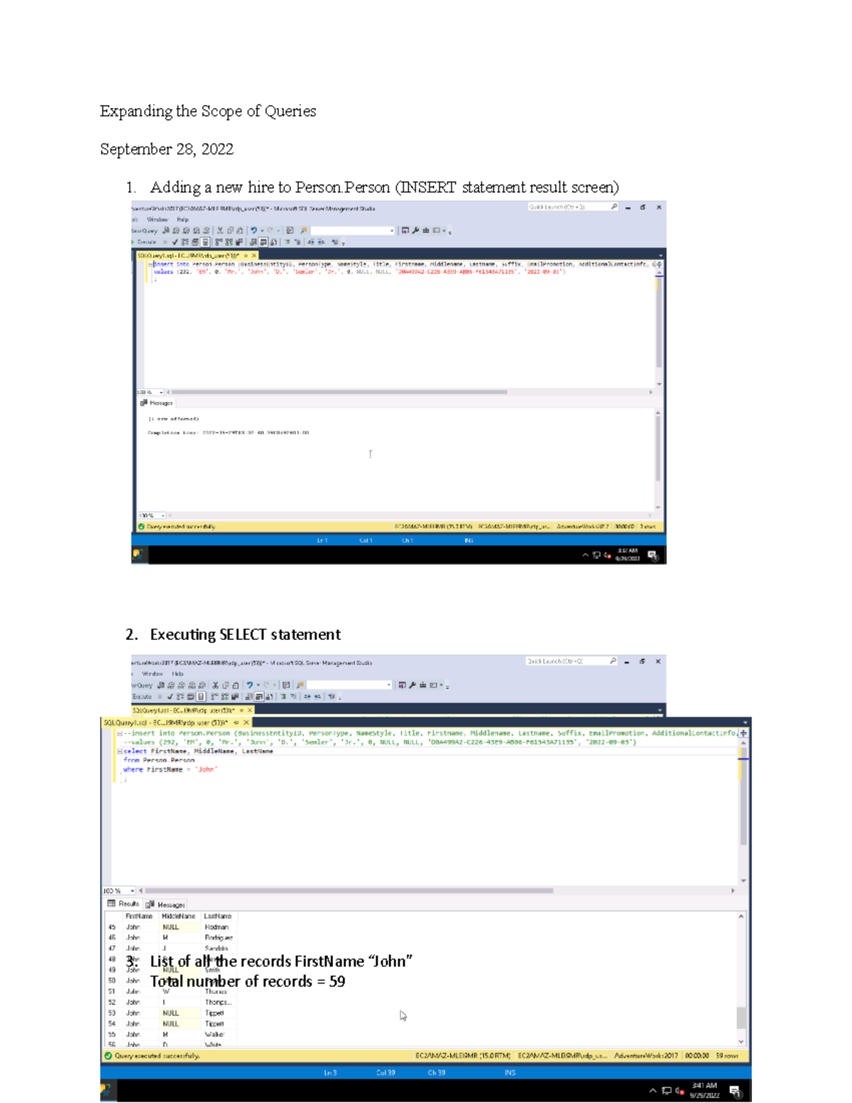 Expanding the scope of queries copy - Expanding the Scope of Queries September 28, 2022 1 ...
