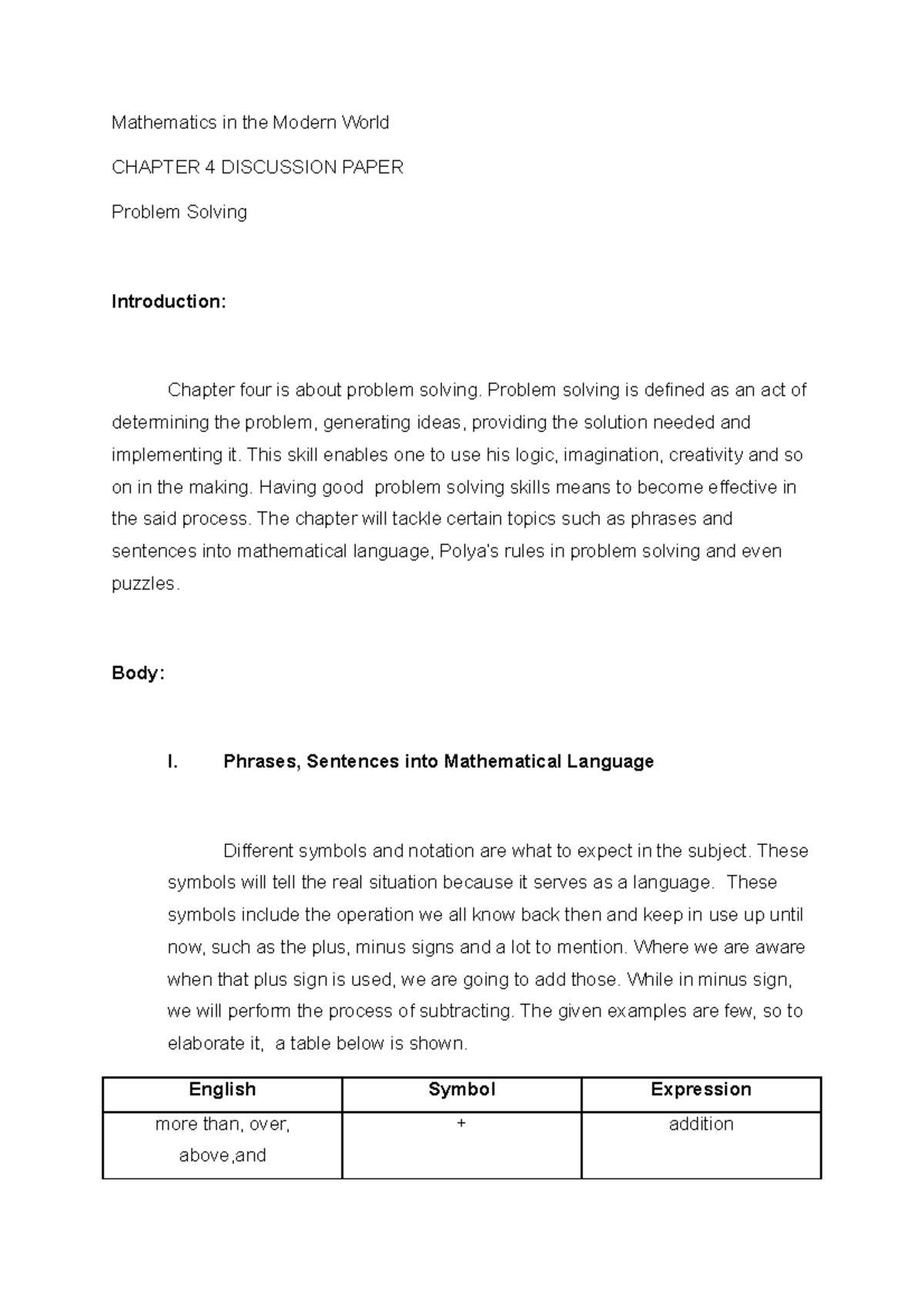 Mathematics in the Modern World 4 - TIP - Studocu