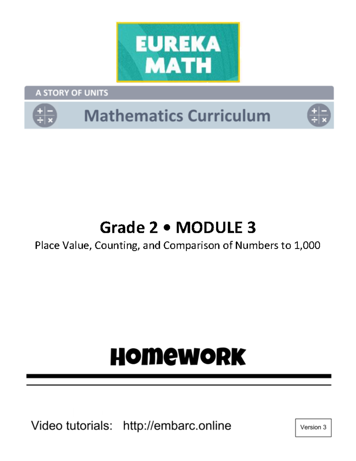 Eurika - elem school math - Grade 2 • MODULE Place Value, Counting, and ...