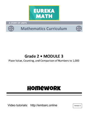 Eureka math parent guide (2nd grade) module 3 - Eureka Math Parent ...