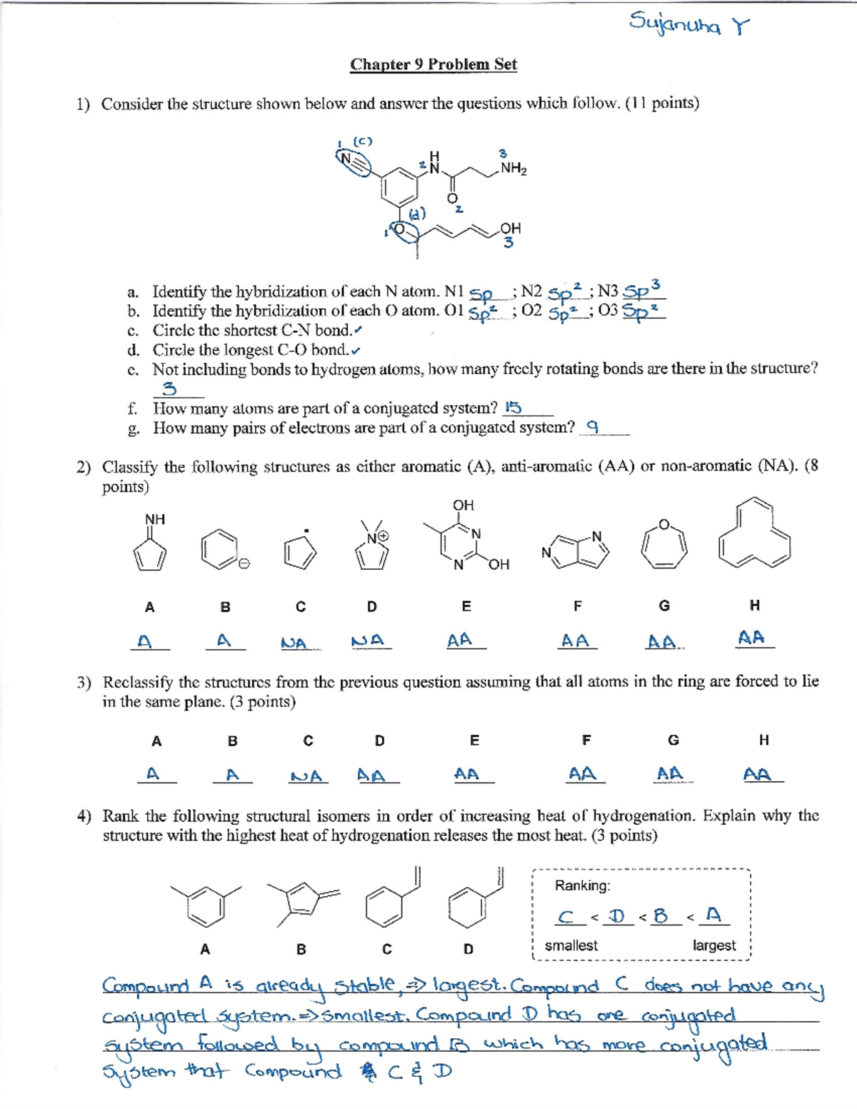Chapter 9 problem set - CHMB42 - Studocu