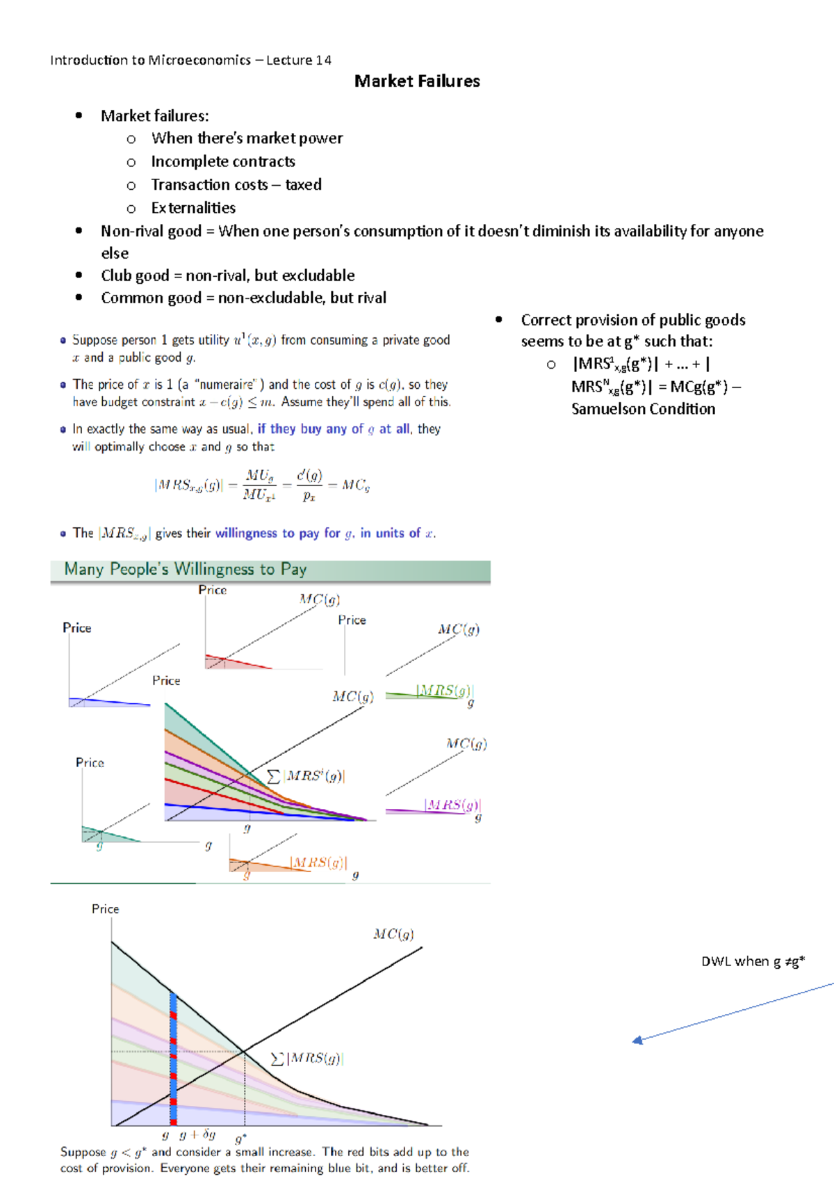 14. Market Failures - Yayaybckwdbfbf - Introduction to Microeconomics ...