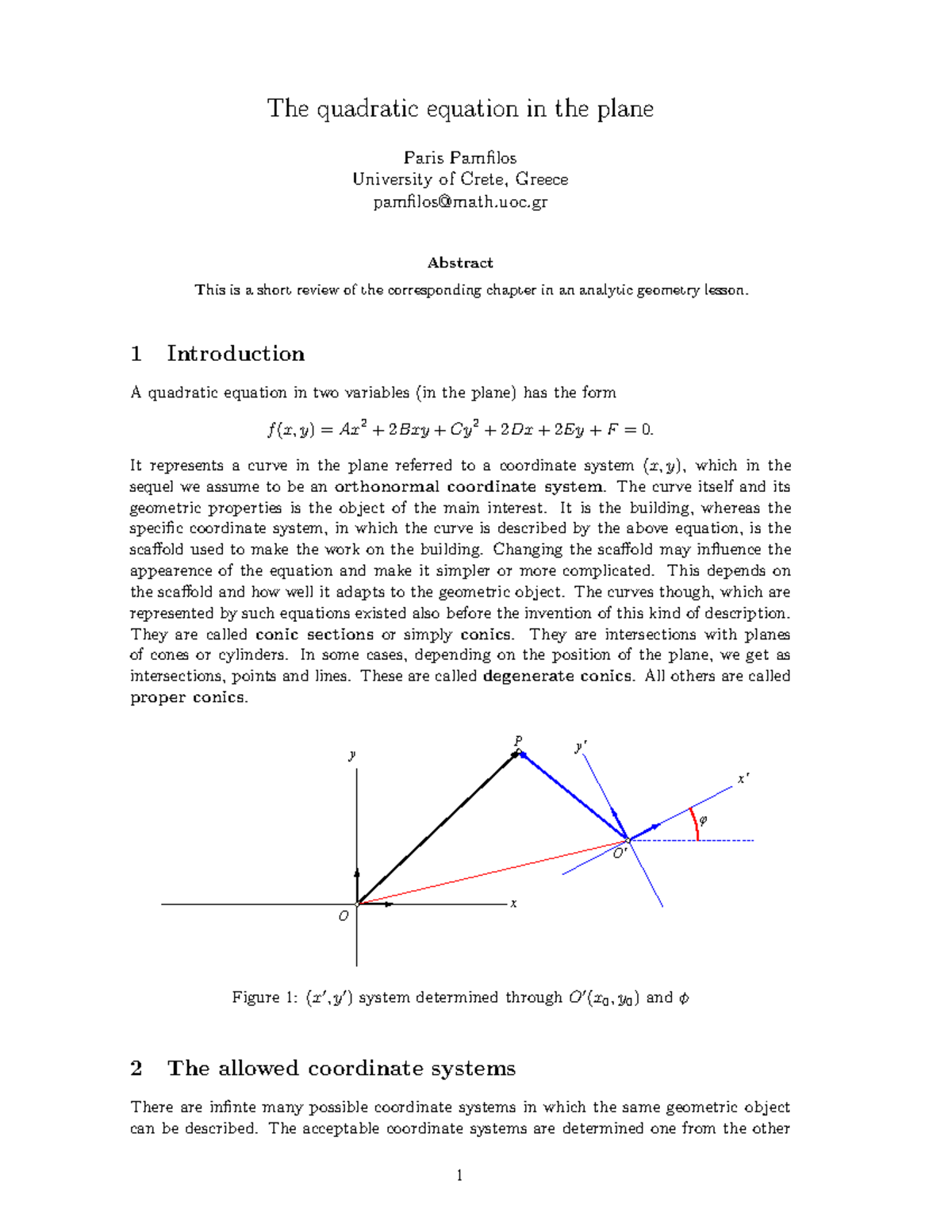 Quadratic Equation - I wanna get full documents in order to practice to ...