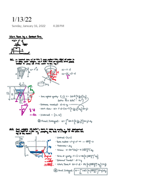 Cal Poly MATH 182 Calculus 2 Notes 5 - Method of Slicing - MATH 182 - 1 ...