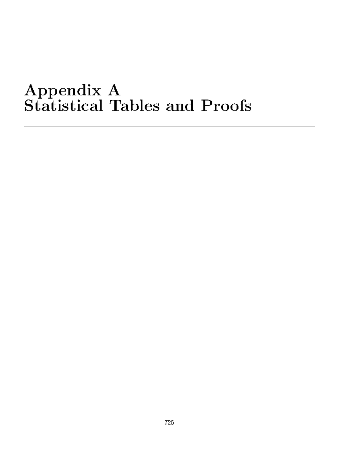 Probability and Statistics for Engineers-746-766 - Appendix A Statistical Tables and Proofs ...