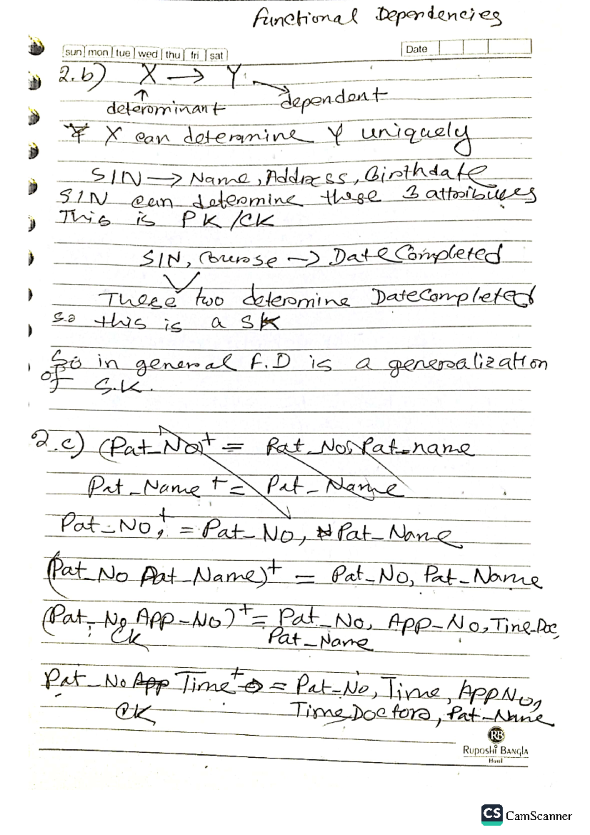 Dbms Functional Dependency Qs - Data Communication - Studocu