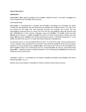 Tutorial 2 Questions - EC201 Intermediate Macroeconomics Semester 1, 2019 Tutorial 2 Questions ...