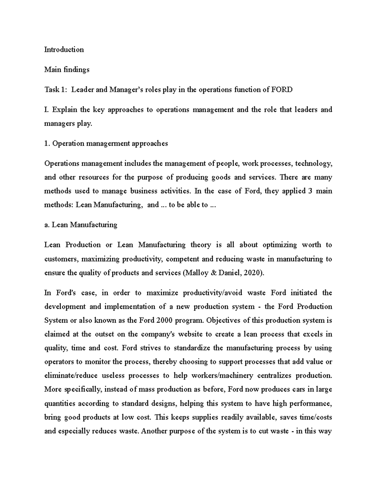 Additional information for college student - Introduction Main findings ...