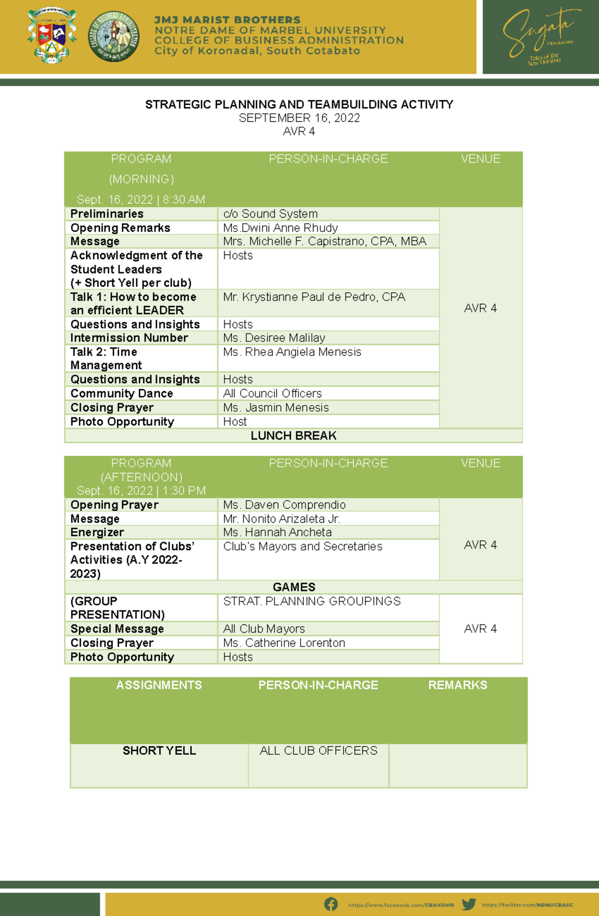 Final- Program - A practice materials for your studies. - STRATEGIC ...
