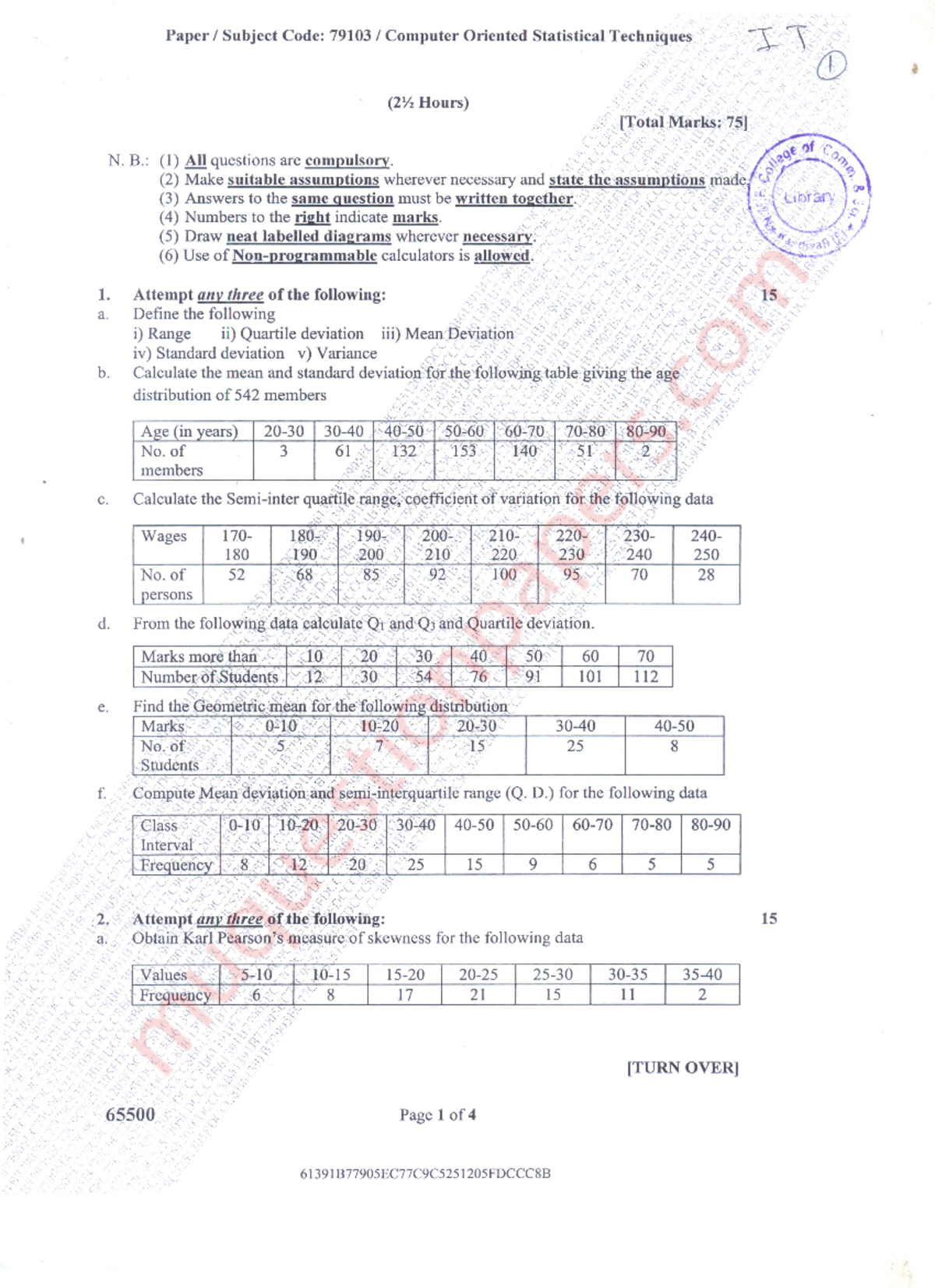 Sybsc-IT SEM4 COST APR19 - Bsc. Information Technology - Studocu