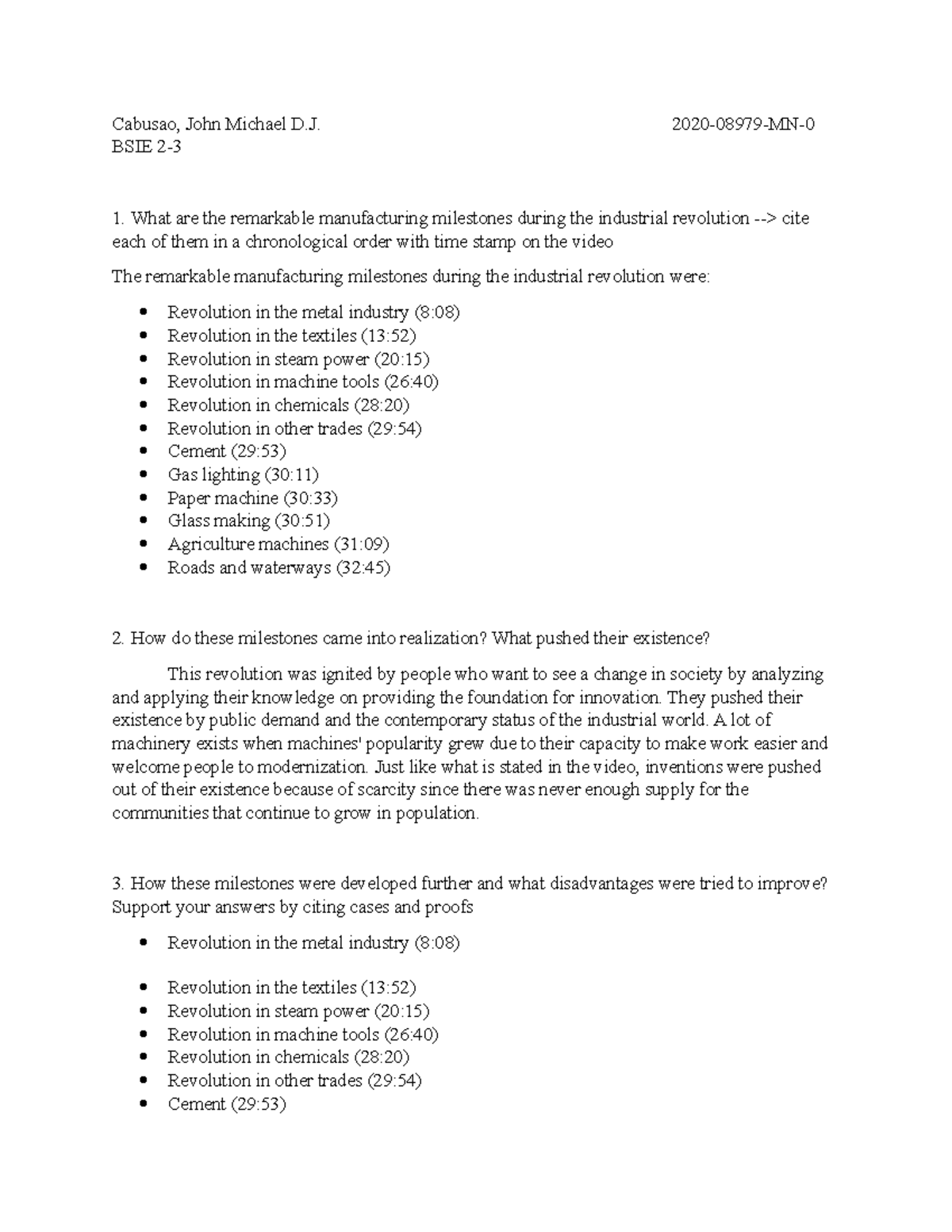 Transcript - none - Cabusao, John Michael D. 2020-08979-MN- BSIE 2 ...