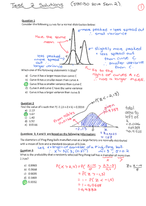 Introduction to Statistics 130 Class notes Book 2 - Chapter 5 – The ...