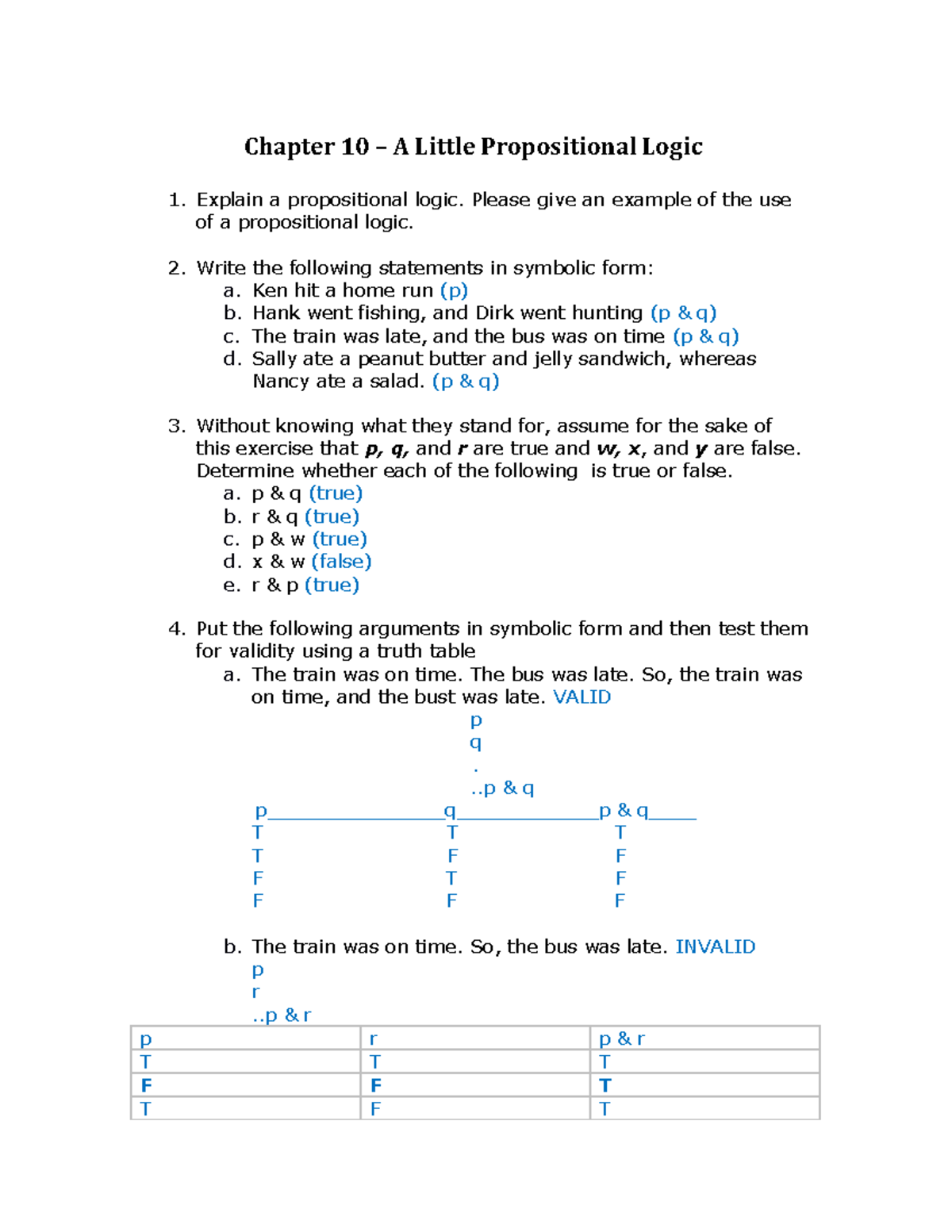 Chapter 10-A-Little Propositional-Logic DN - Chapter 10 – A Little ...