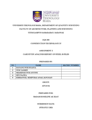 8. Assignment 1 - Simulation Report - UNIVERSITI TEKNOLOGI MARA ...
