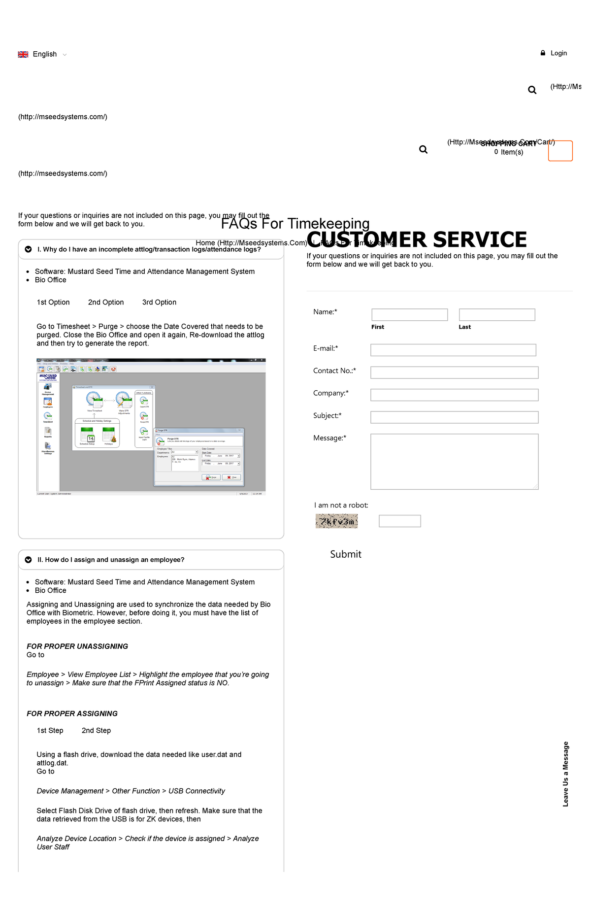 Faqs for timekeeping mustard seed systems corporation pr - FAQs For ...