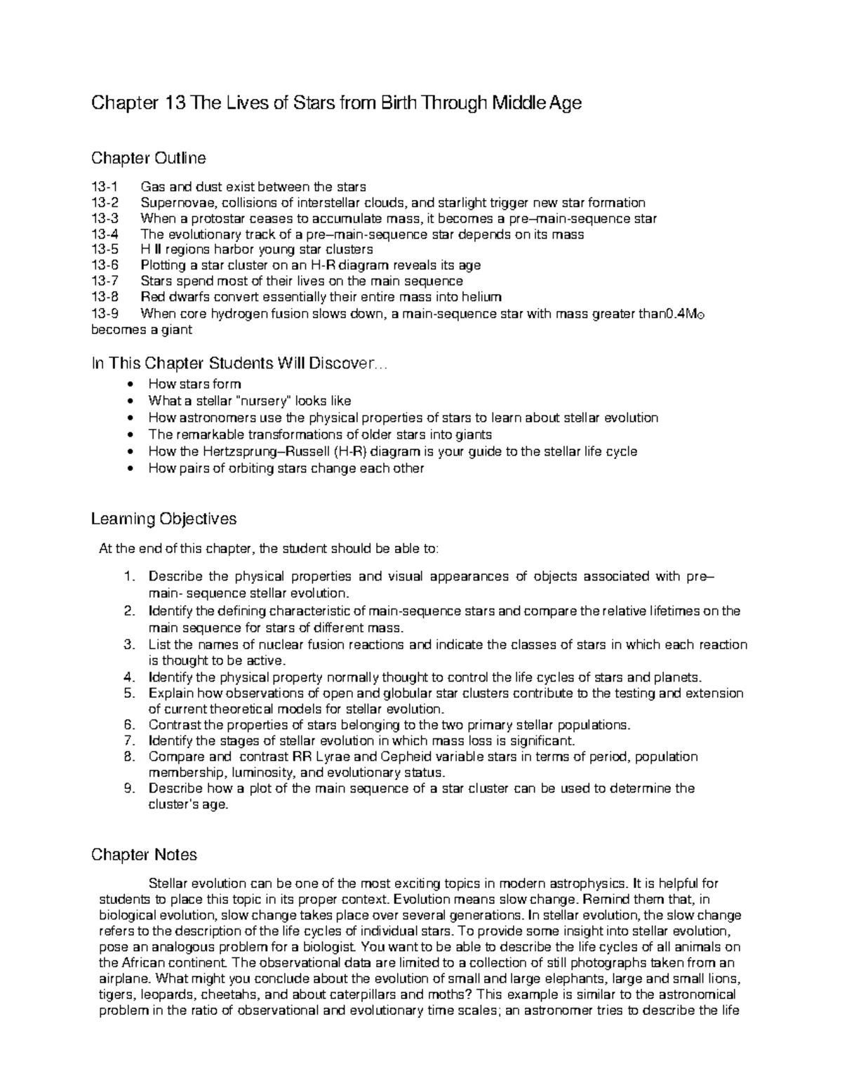 Chapter 13 - Lecture Professor Jason gilchrist - Chapter 13 The Lives ...