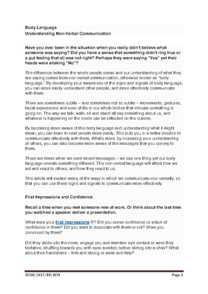 Professional Communication - Examples and Observations: "What is good ...