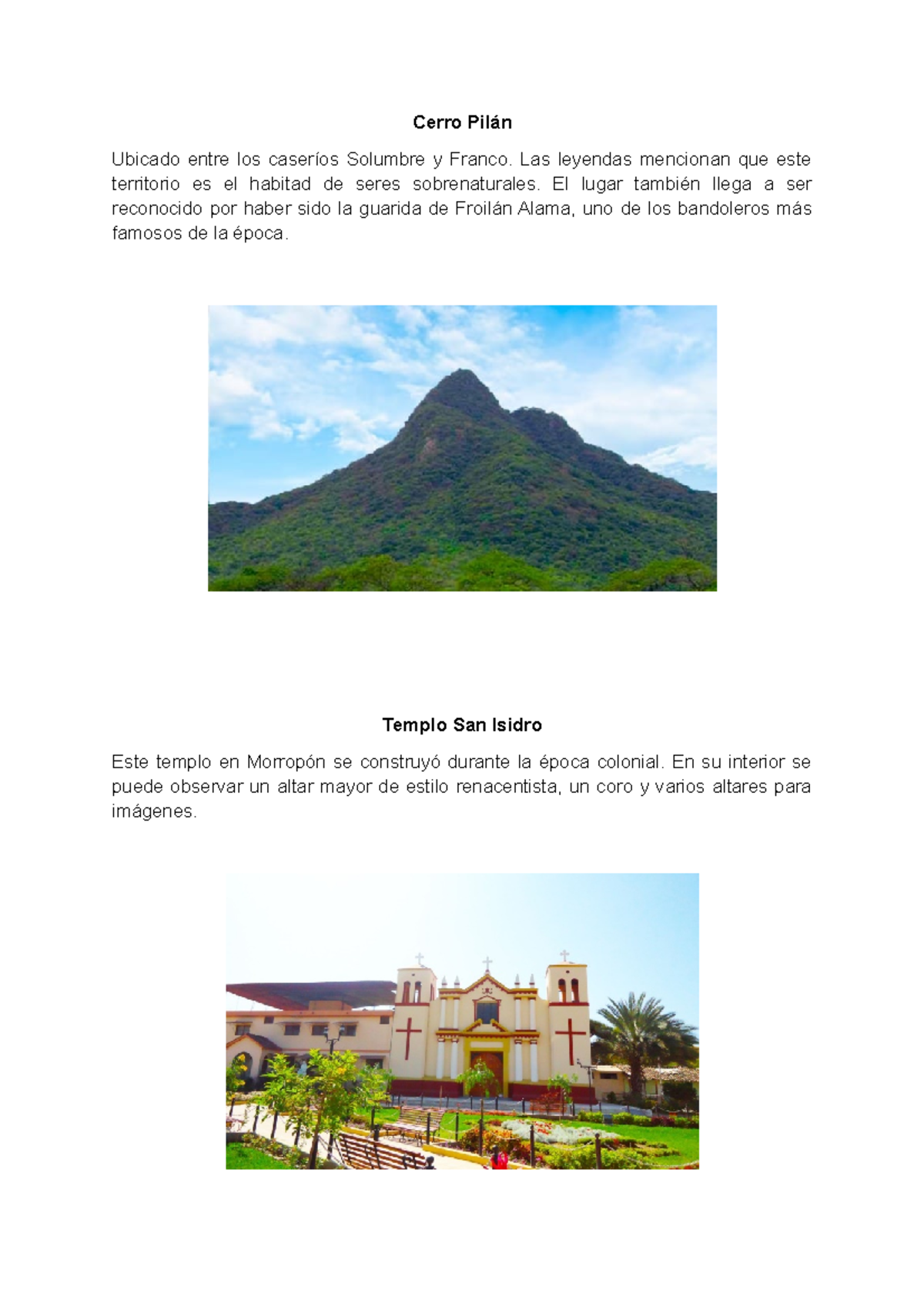 Cerro Pilán - INVESTIGA - Cerro Pilán Ubicado entre los caseríos ...