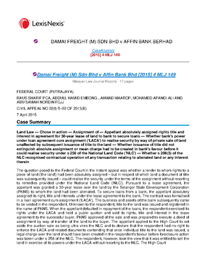 Civil Procedure - 2021 (main) - CLP Exam Malaysia - Studocu