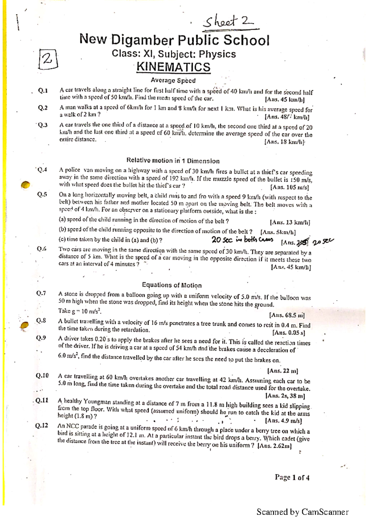 Kinematics - Hjbjj - English A: Language and Literature SL - Studocu