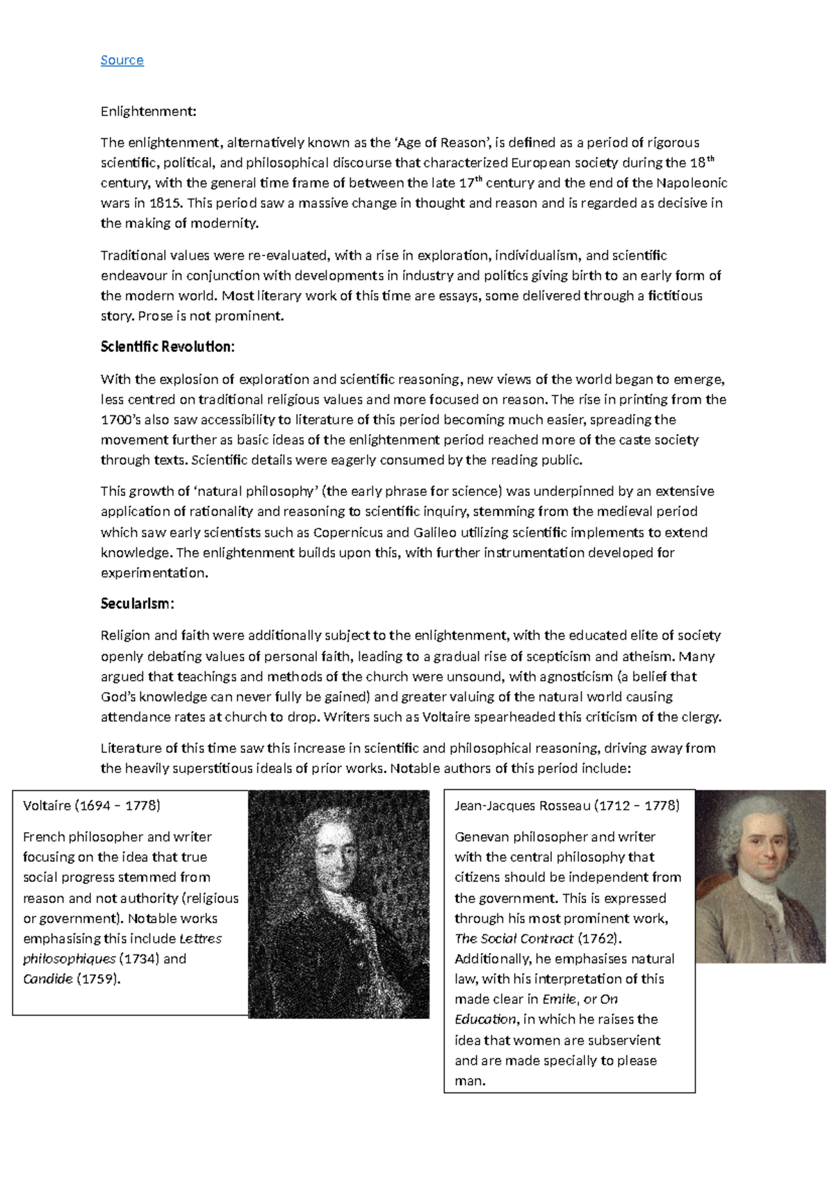 The Enlightenment - Source Enlightenment: The enlightenment ...