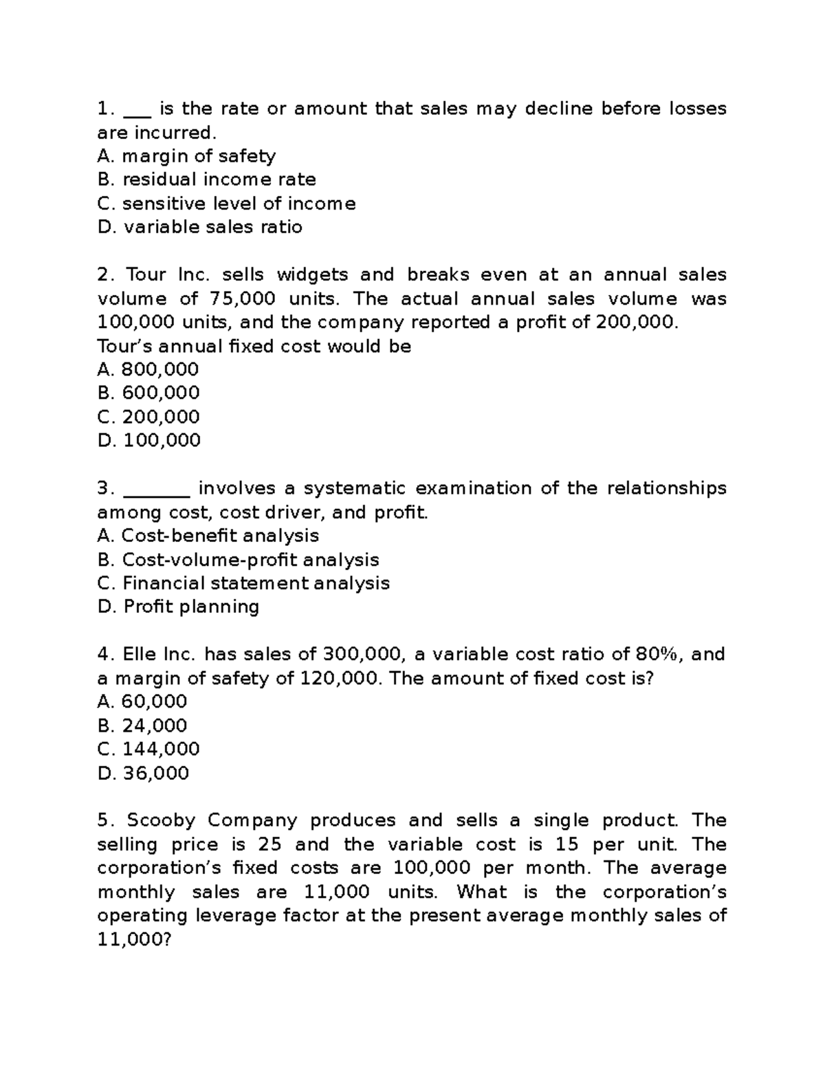 Management Accounting Subject 2 Is The Rate Or Amount That Sales management-accounting-subject-2-is-the-rate-or-amount-that-sales