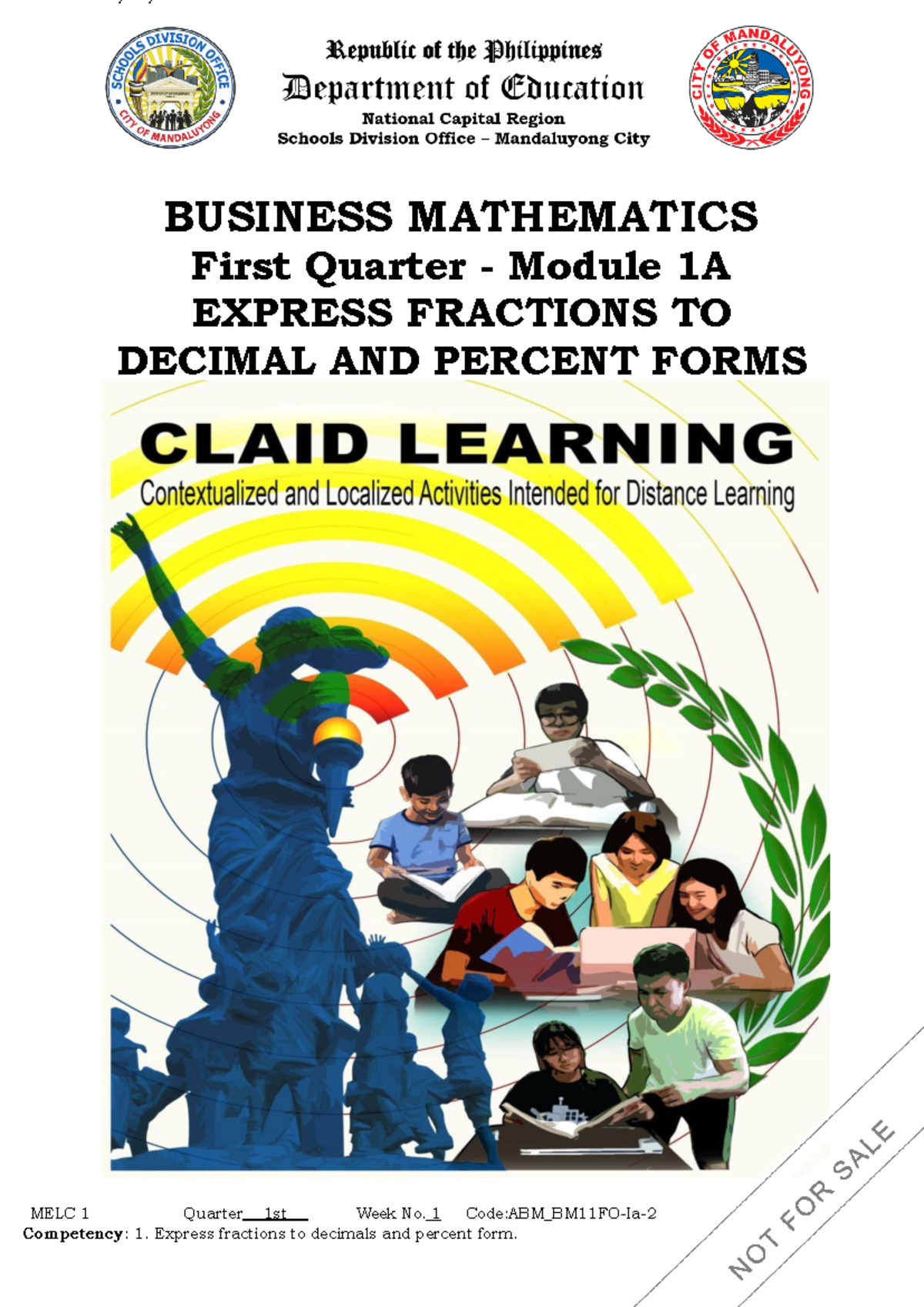 FV Business Math 11 Module 1A 8 pages-converted - MELC 1 Quarter 1st ...