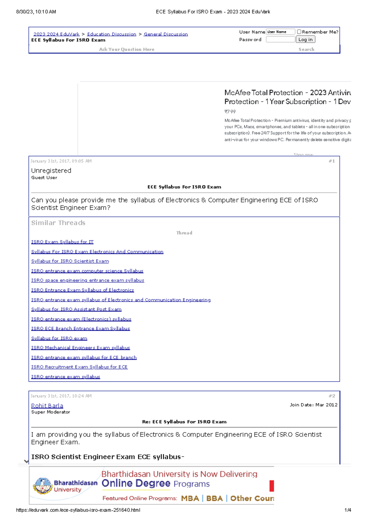 ECE Syllabus For ISRO Exam - 2023 2024 Edu Vark - # 1 # 2 2023 2024 ...