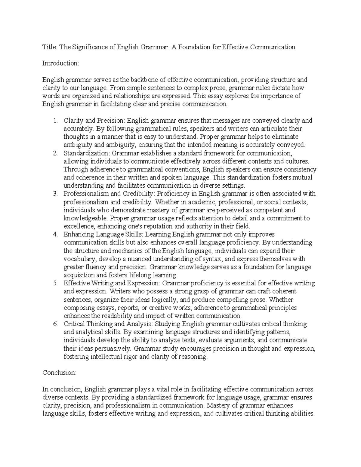 English grammar - From simple sentences to complex prose, grammar rules ...