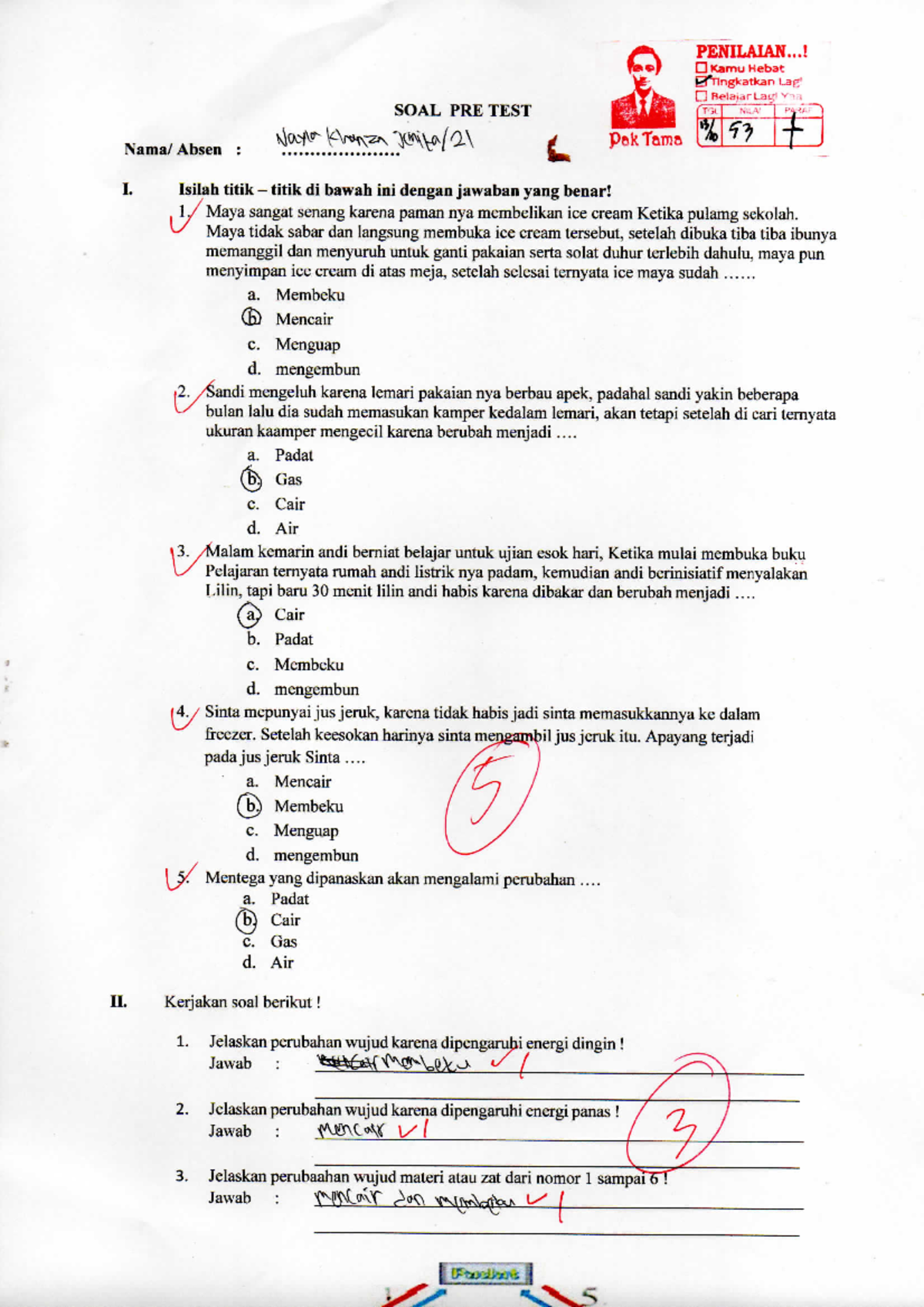 Pre test 2 - pretest - Alat alat lab - Studocu