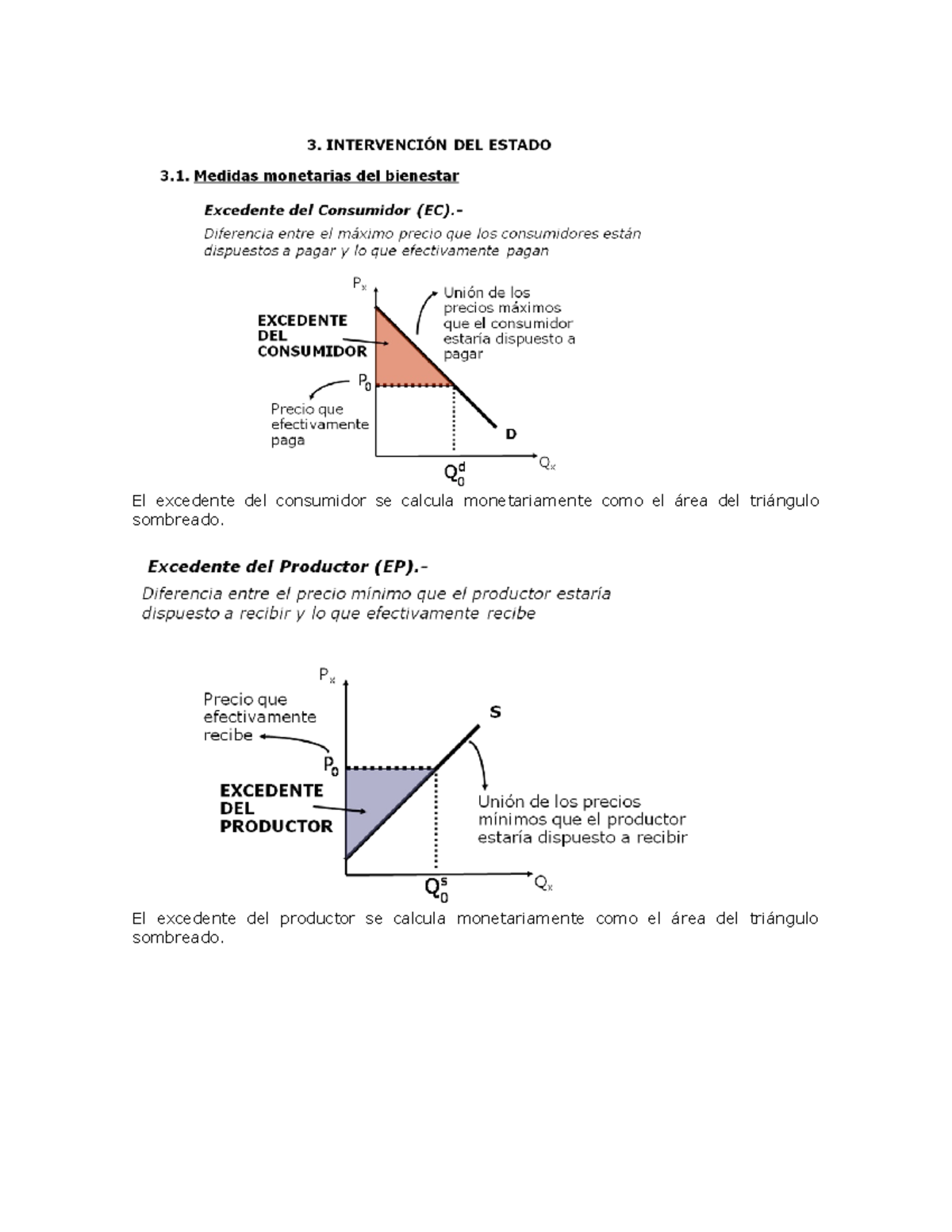 Eco parte 2 - El excedente del consumidor se calcula monetariamente ...