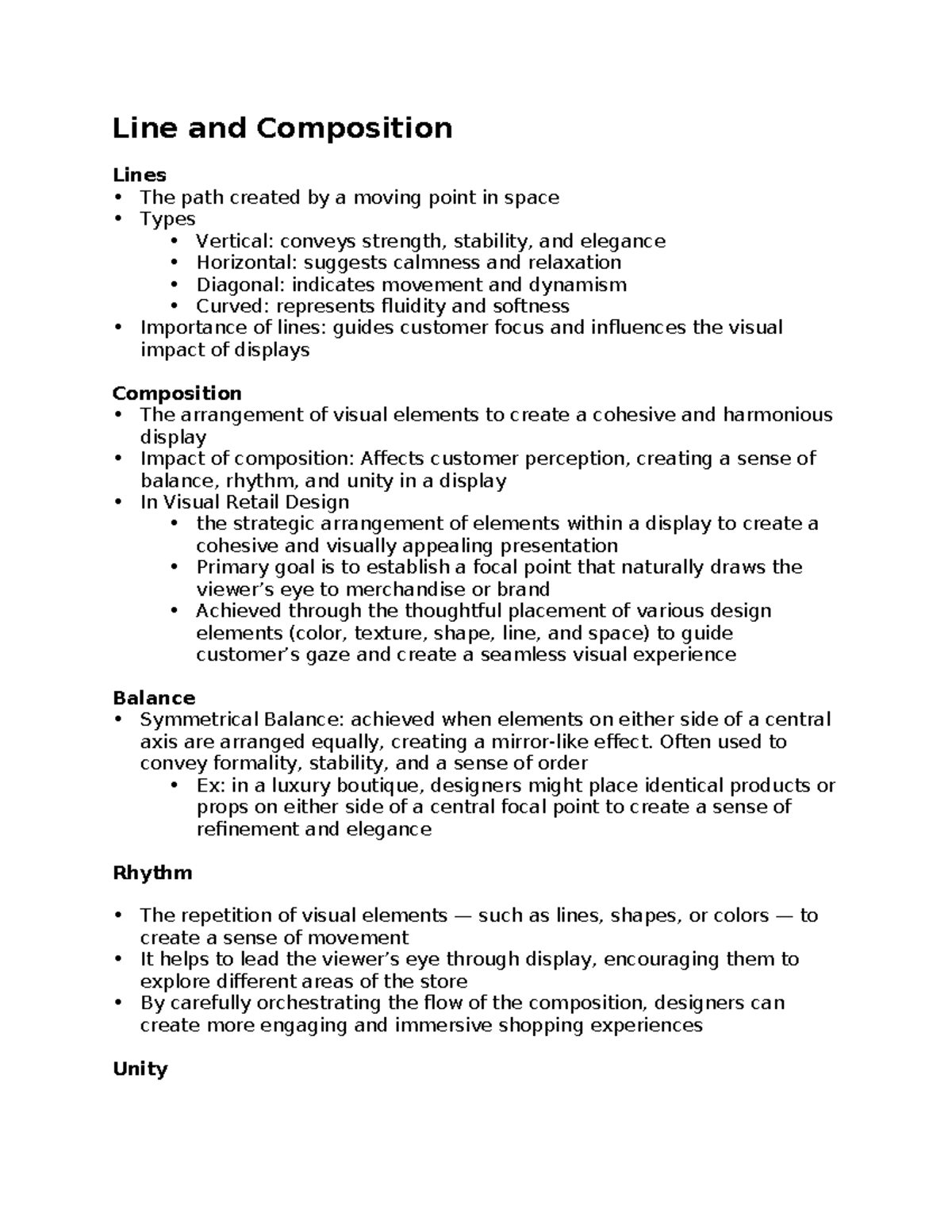 Line and Composition - Line and Composition Lines The path created by a ...