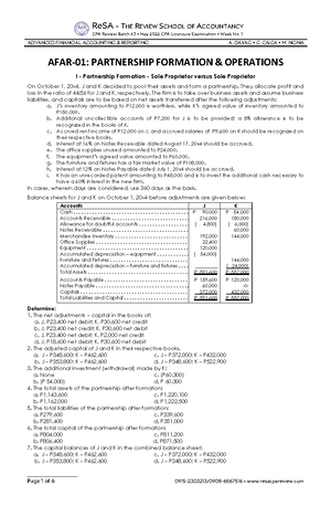 3 Long Term Assets - Question 1 Once a recoverability test has been ...